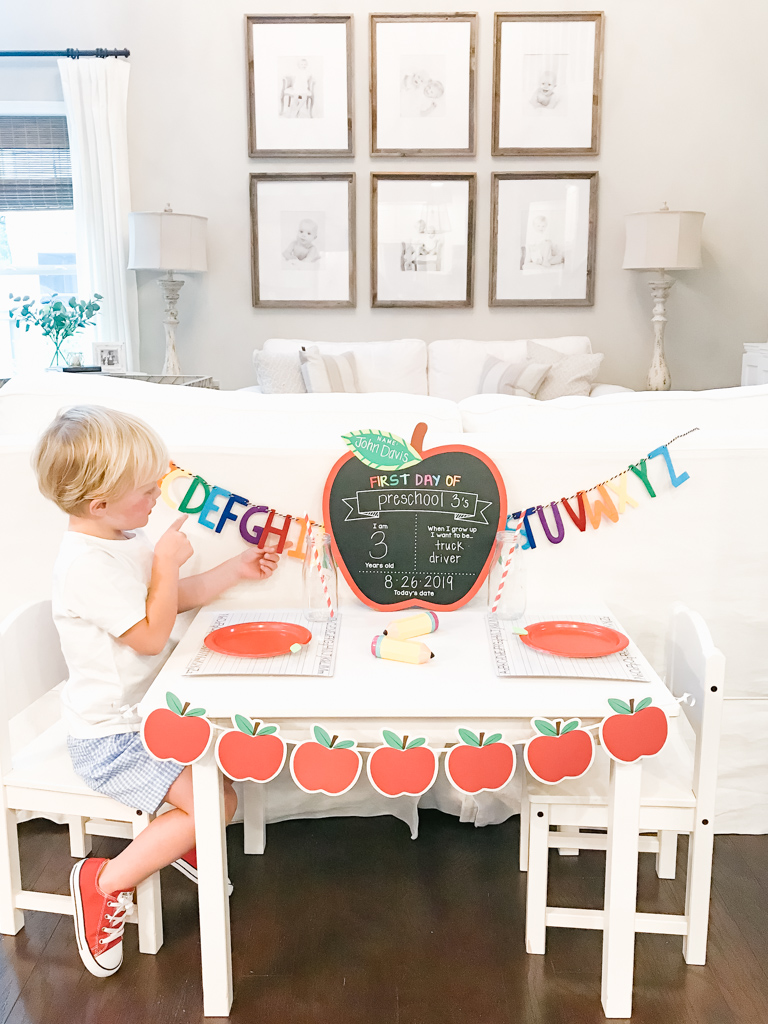 John Davis’ First Day of School + Back to School Breakfast Table - Home ...