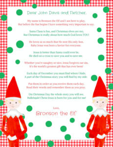 Jesus-Centered Elf on the Shelf with Daily Scripture Cards - Home and ...