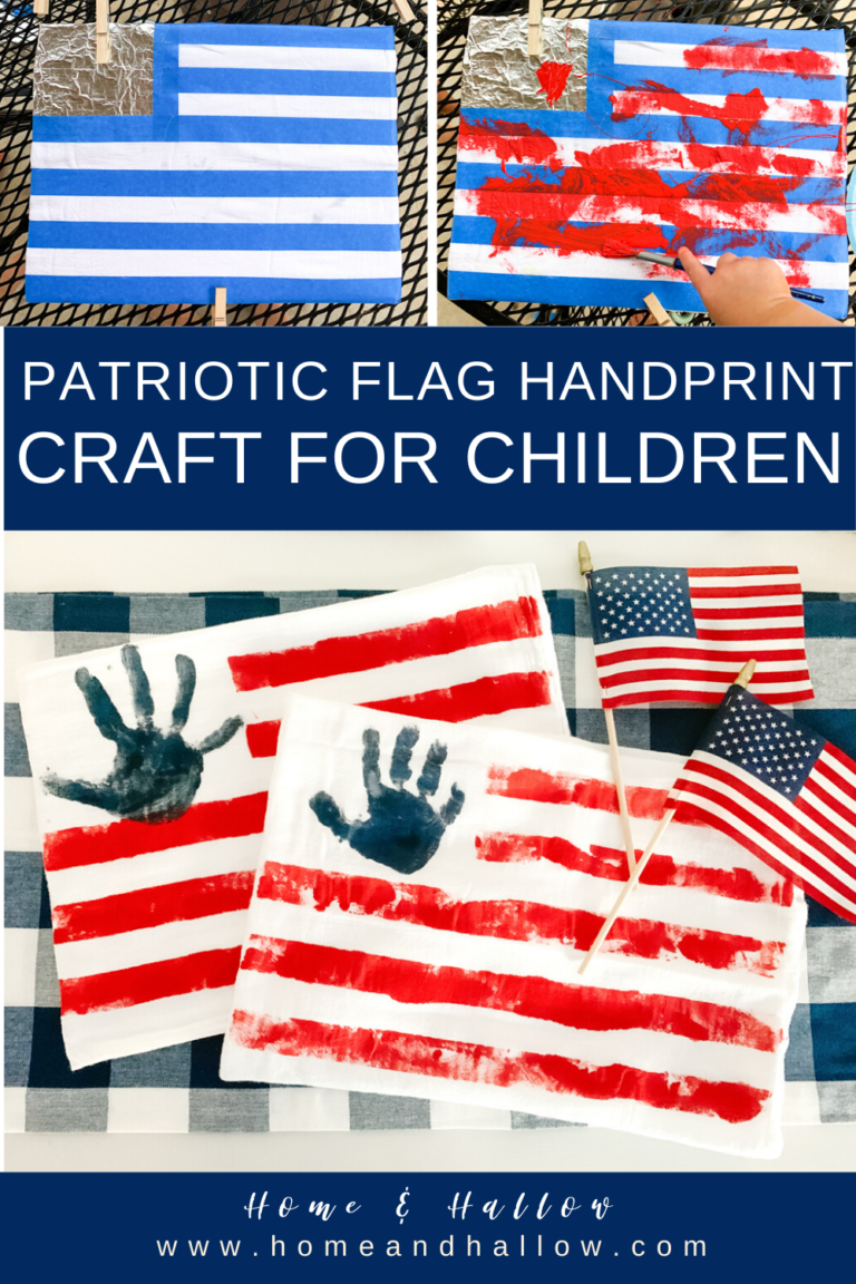 Fourth of July Patriotic Flag Handprint Craft for Children - Home and ...