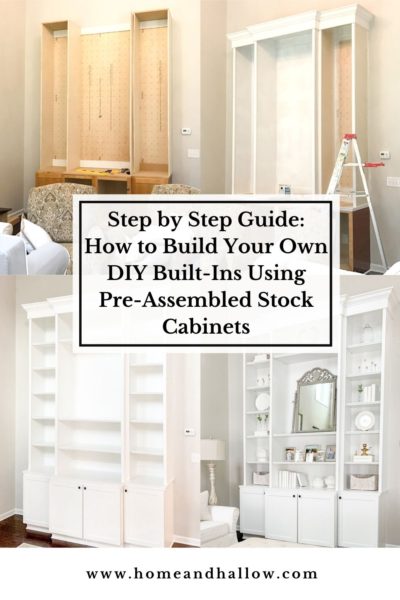 How to Build Your Own DIY Built-Ins Using Pre-Assembled Stock Cabinets ...